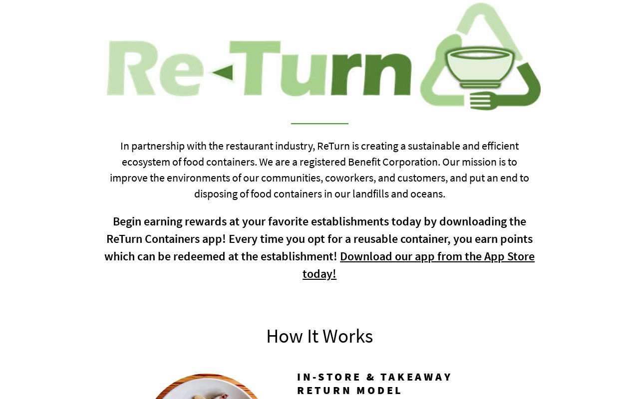Return Containers Home Page